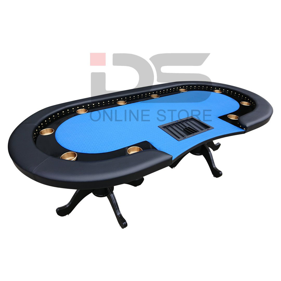 INO Design 94" Poker Table For Casino Game 10 Players Premium With ...