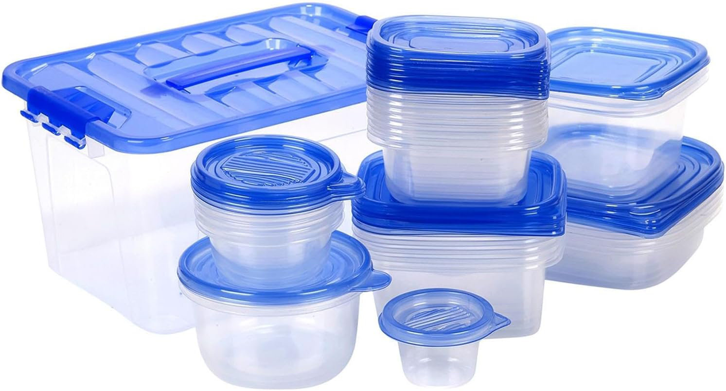 Belfry Kitchen 54-Piece Food Storage Container Set With Lids – Plastic ...