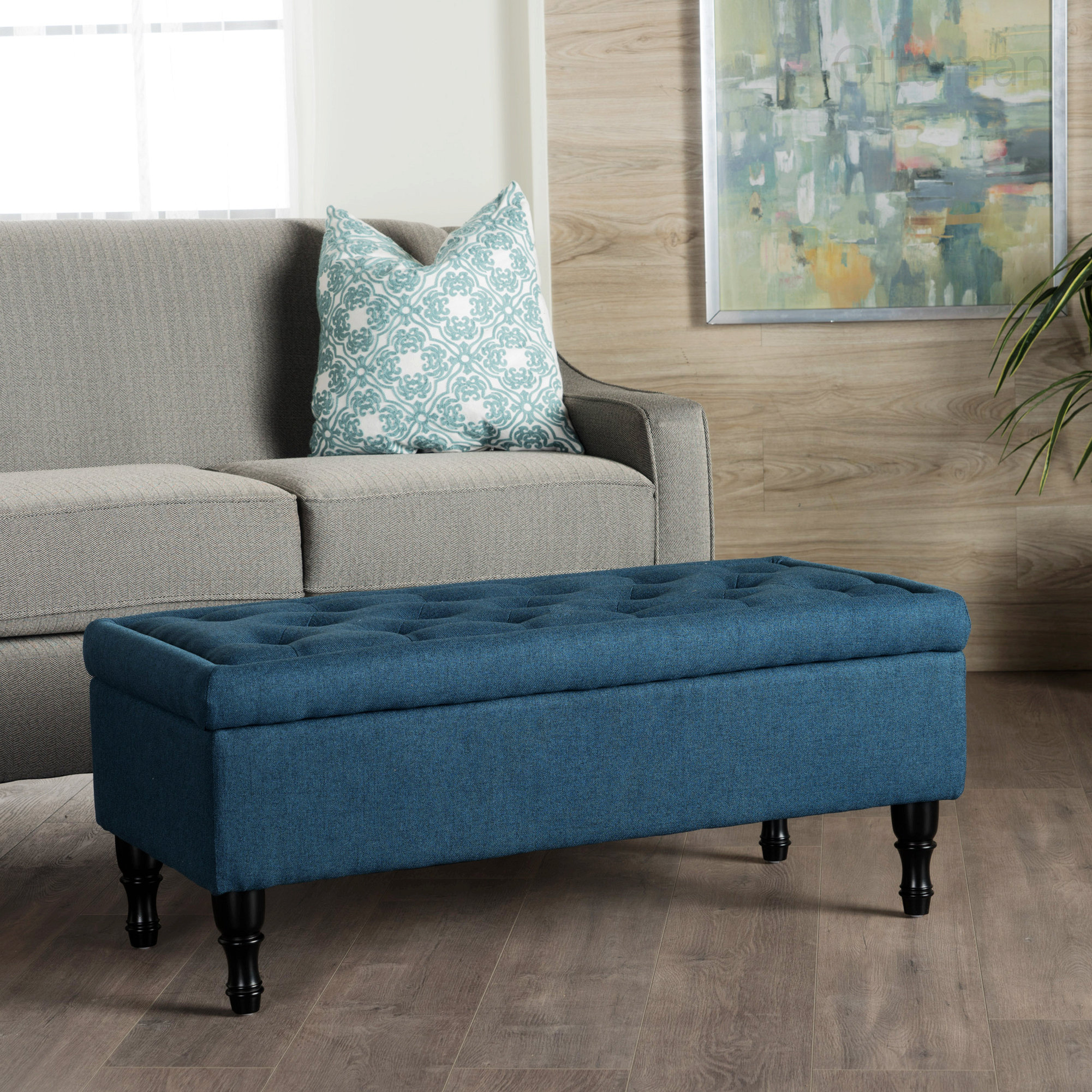 Charlton Home® Contemporary Ottoman Storage Ottoman for Bedroom and ...