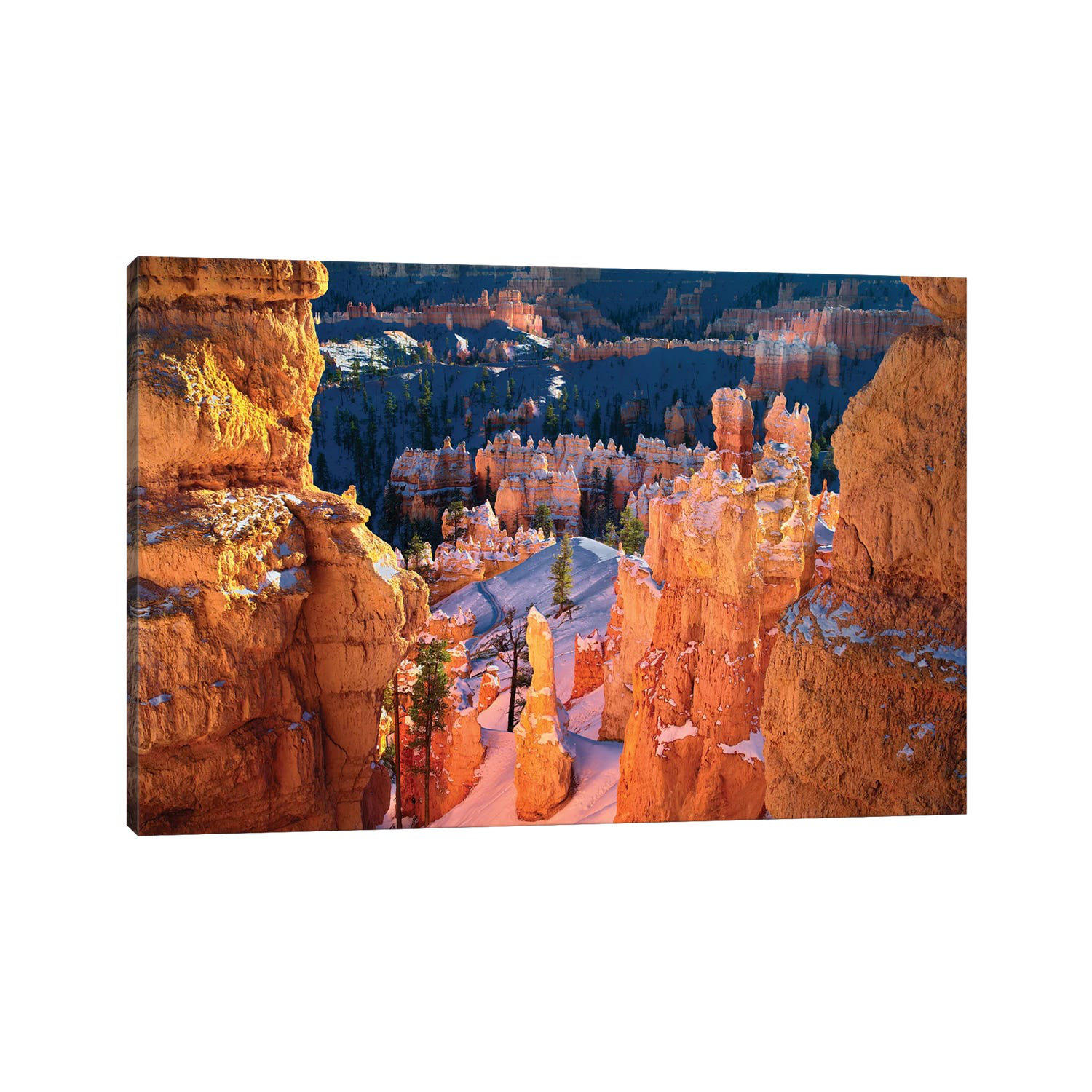 Natur Pur Bryce Pinnacles by Dennis Frates - Wrapped Canvas Art Prints ...