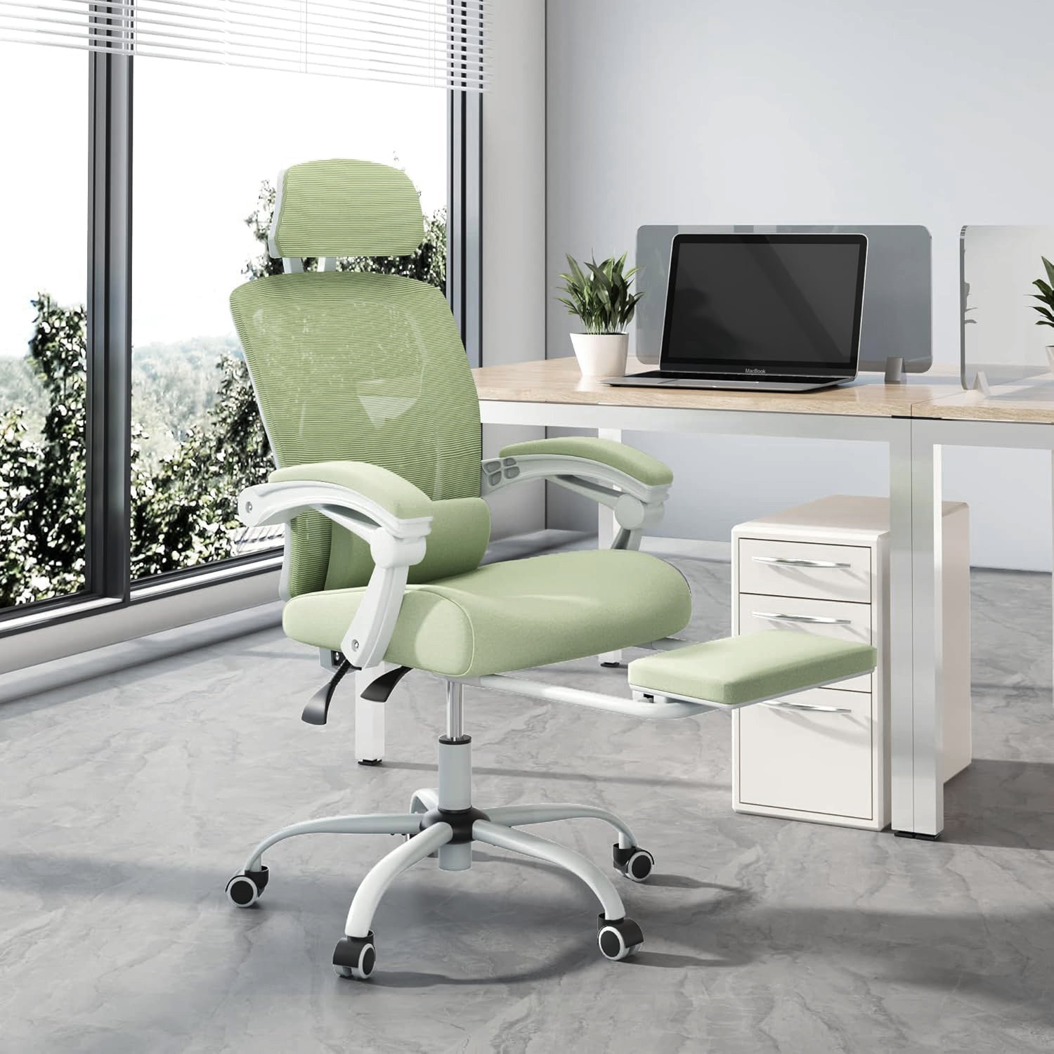 Inbox Zero Ergonomic Office Chair, Computer Desk Chair With Lumbar ...