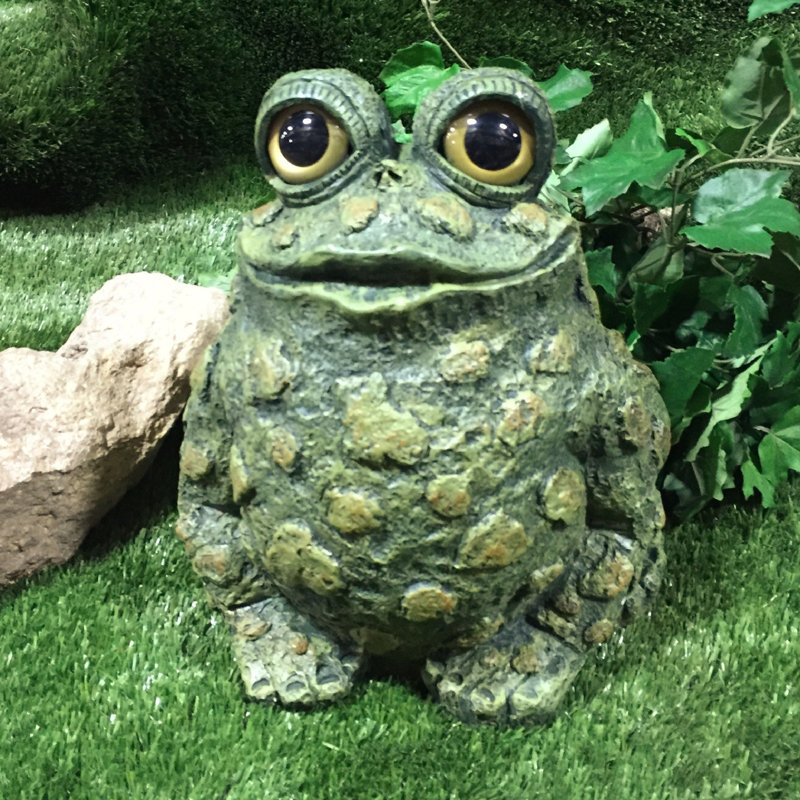 HomeStyles Whimsical Toad Hollow "Stretch" Garden Statue & Reviews ...