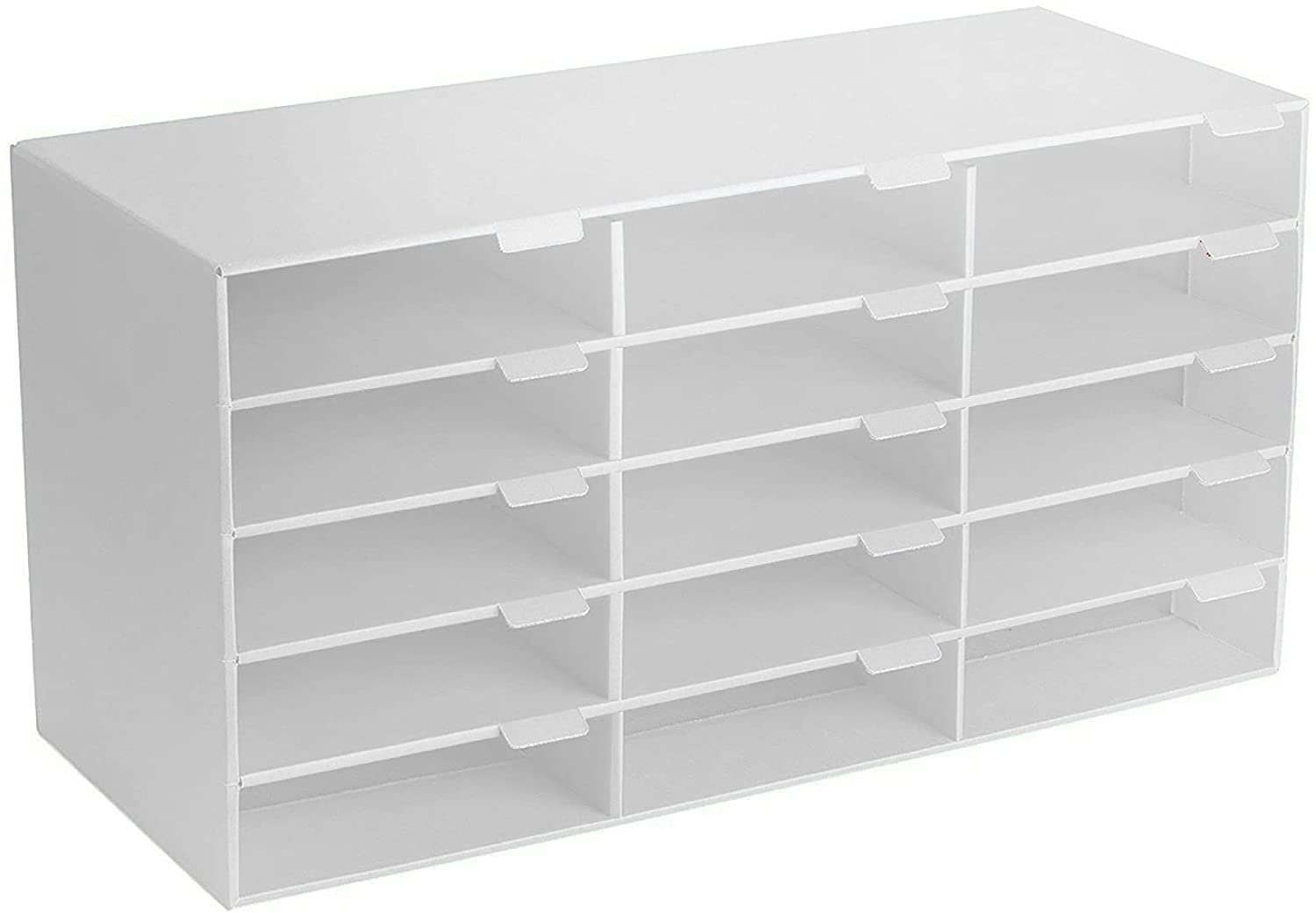 AdirOffice 15-Compartment File Storage Literature Organizer Desktop ...