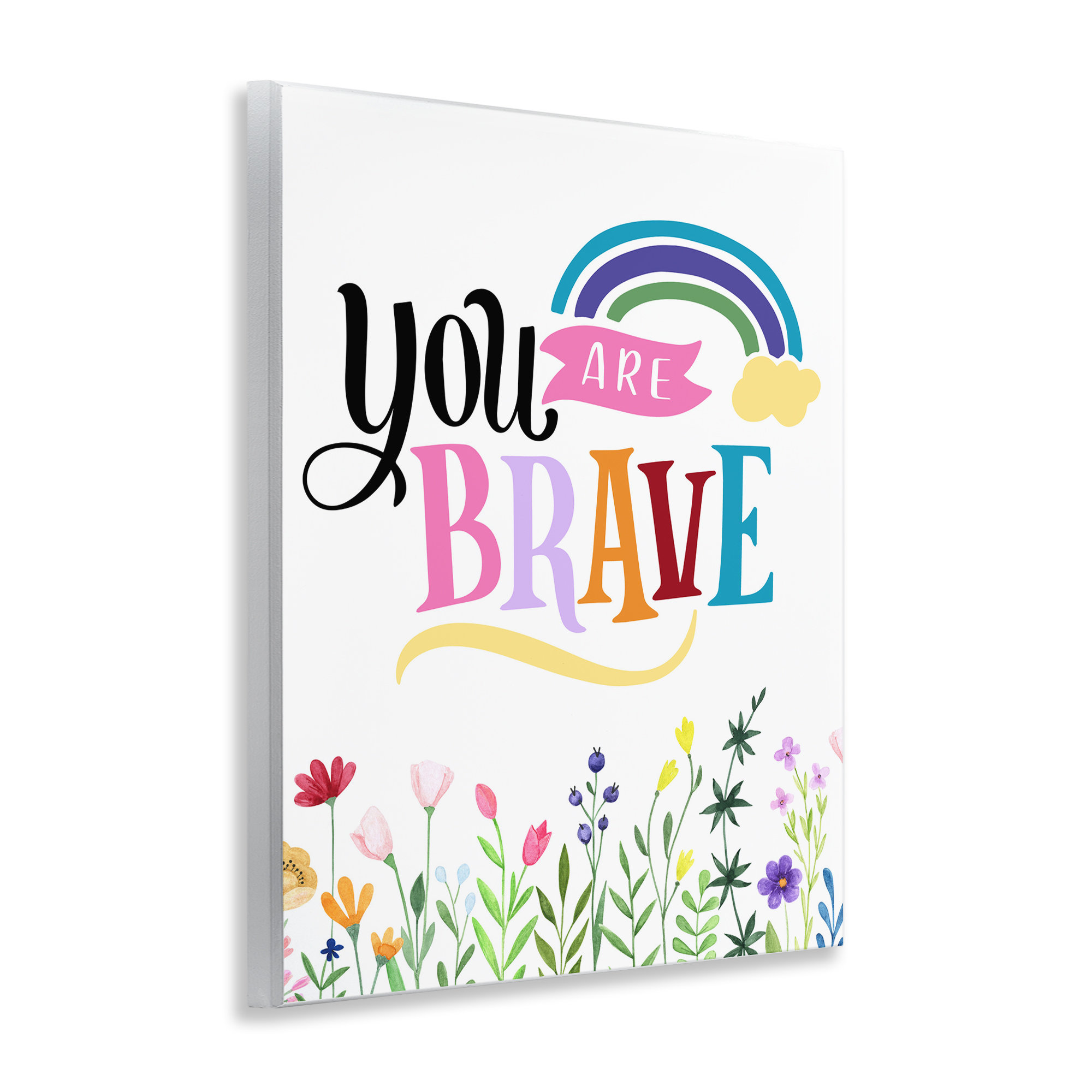 Ebern Designs You Are Brave Encouragement Wall Plaque, design by Kim ...