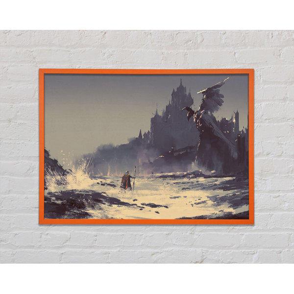 Union Rustic Mage Fighting The Beast - Single Picture Frame Art Prints ...