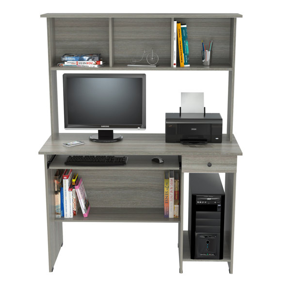 Winston Porter Galaz Desk with Hutch & Reviews | Wayfair