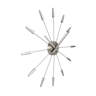 NeXtime Silver Plug Inn Metallic Spoke Wall Clock | Wayfair