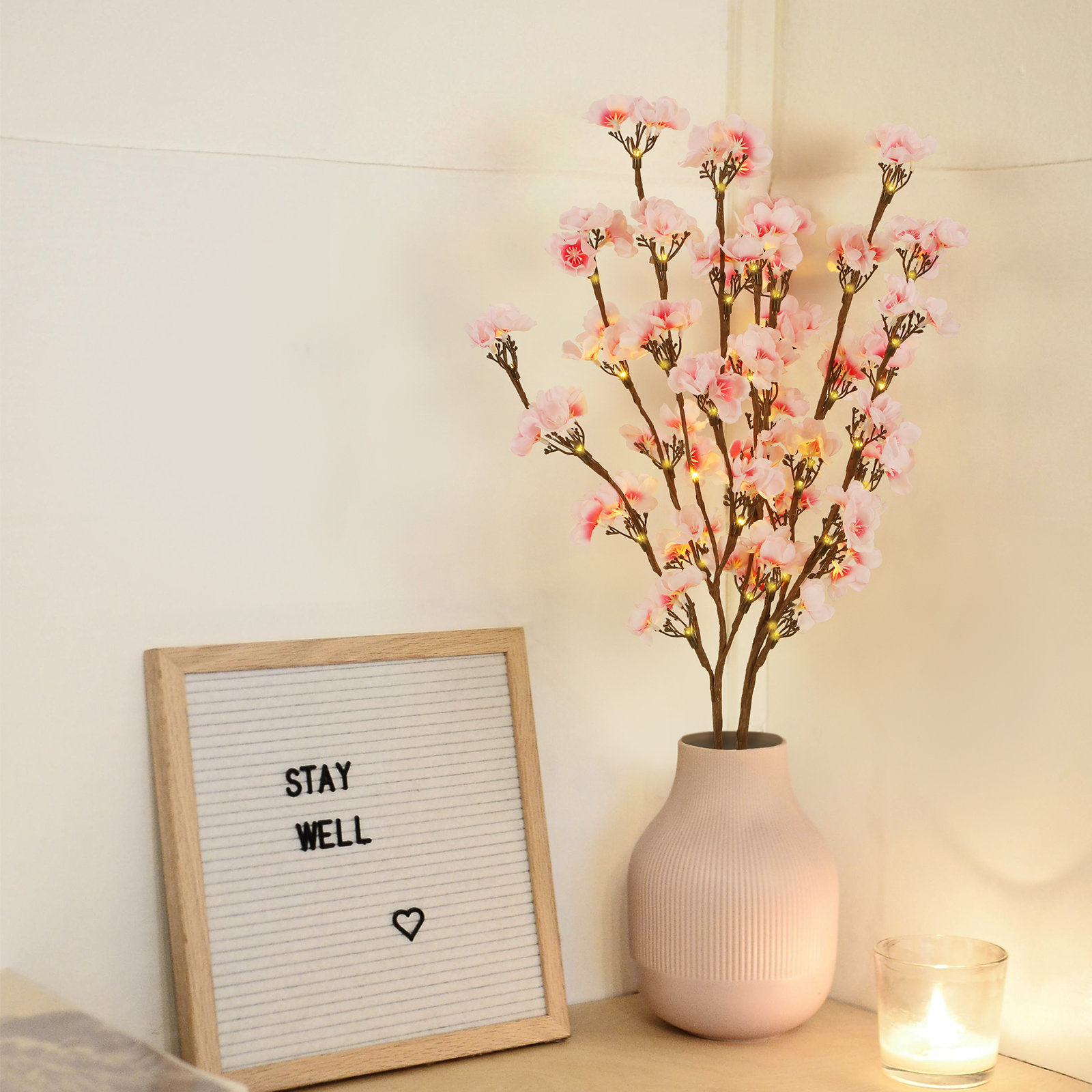 Dundee Deco Rose Gold Battery Powered Pathway Light | Wayfair