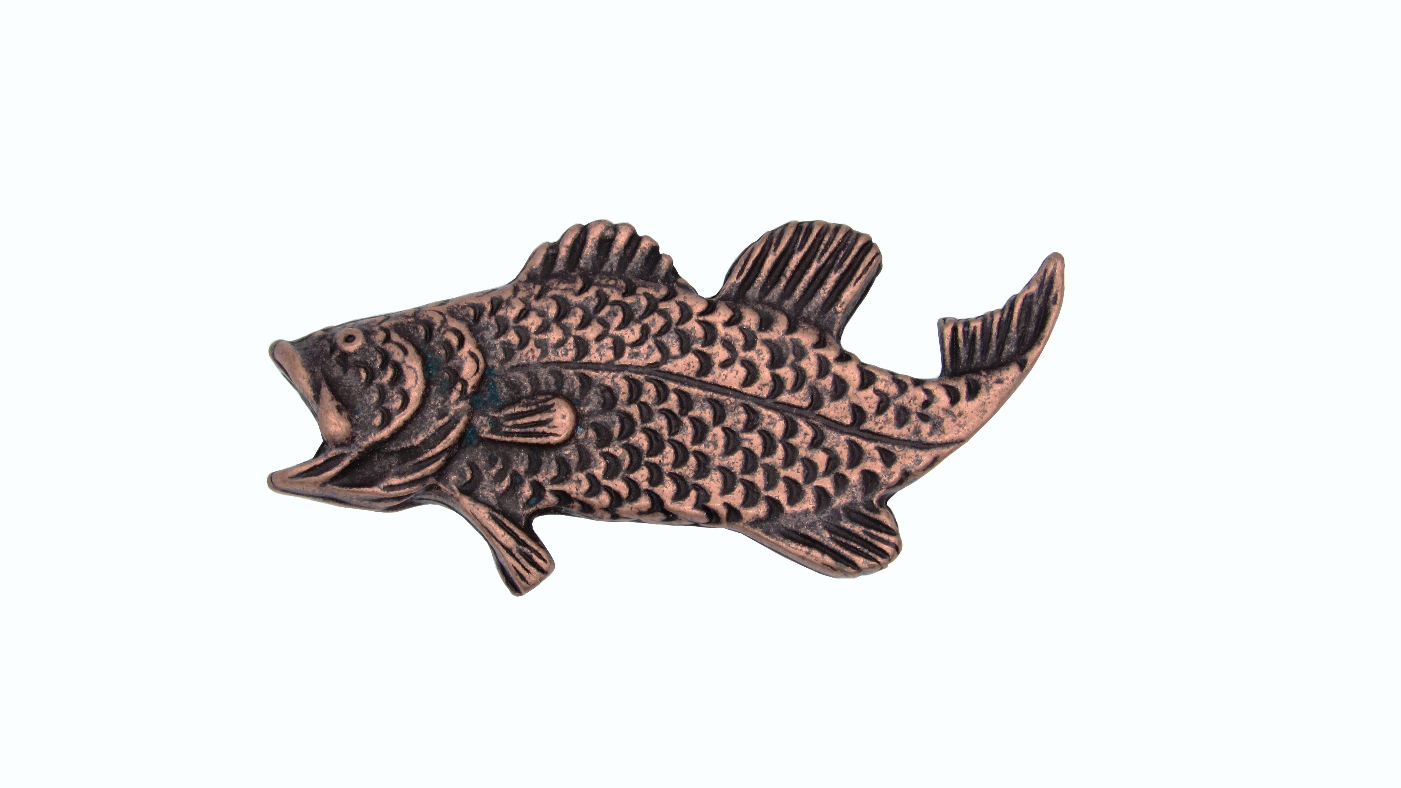 Buck Snort Lodge 2 3/8" Fish Novelty Knob | Wayfair