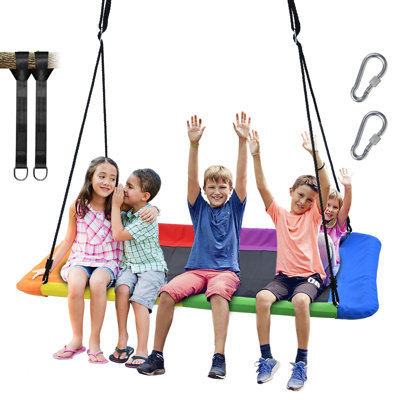 Klo Kick 700Lb Giant 60" Platform Tree Swing For Kids And Adults ...