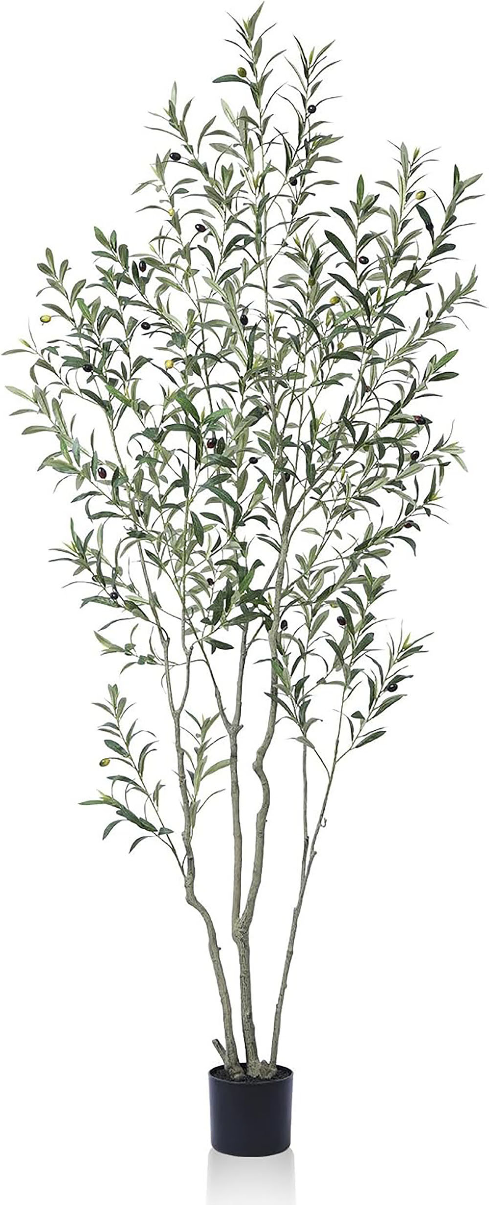 Primrue Olive Tree Artificial Indoor, Tall Lifelike Faux Olive Tree ...