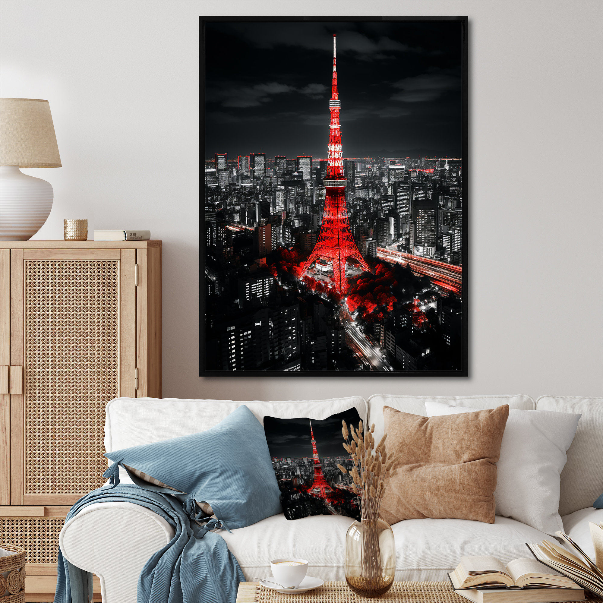 Latitude Run® Tokyo Beautiful Cityscape II - Cityscapes Wall Decor ...