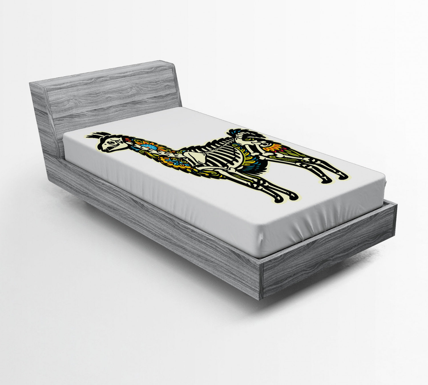 Ambesonne Llama Fitted Sheet | Wayfair