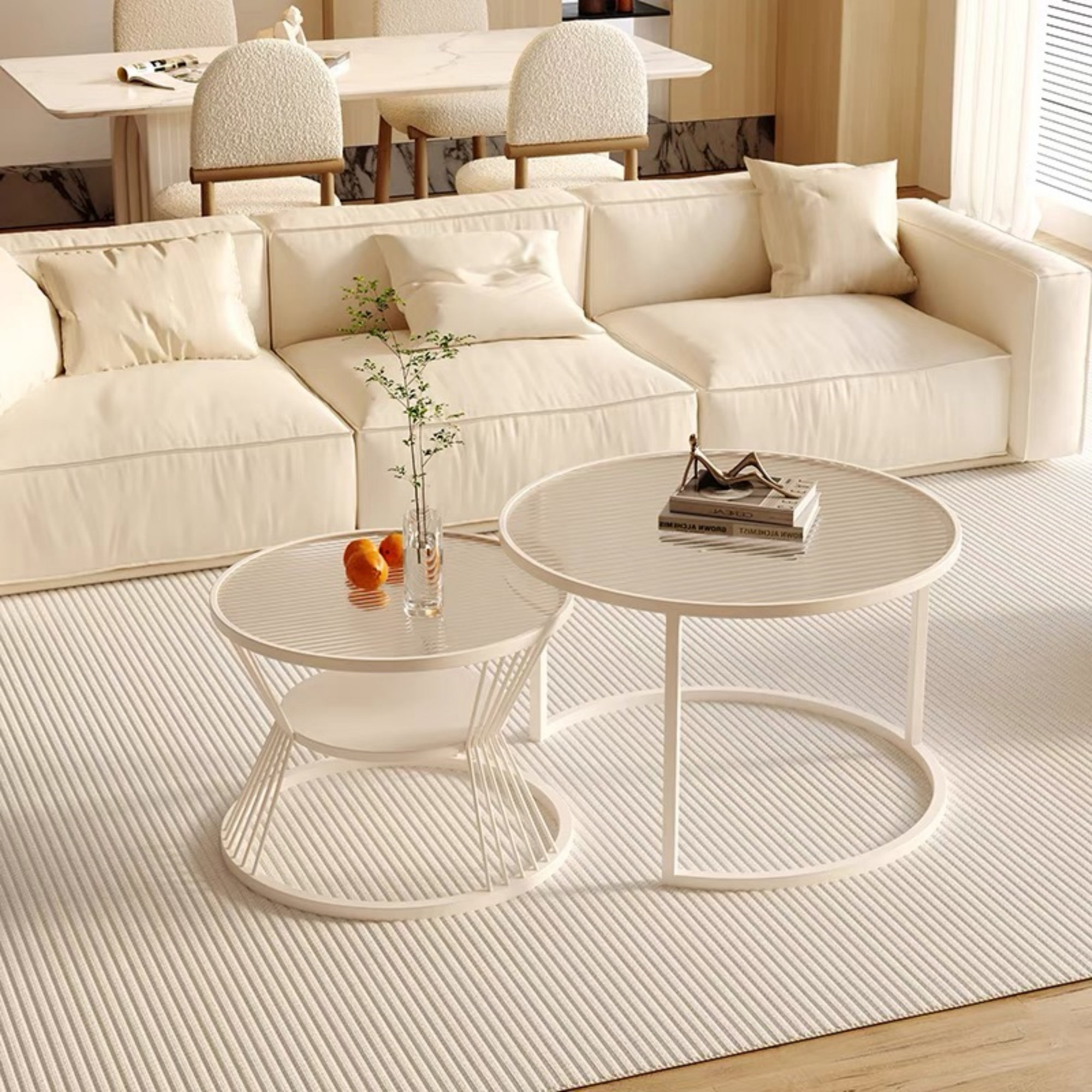 Latitude Run® Two Round Coffee Table Tables | Wayfair
