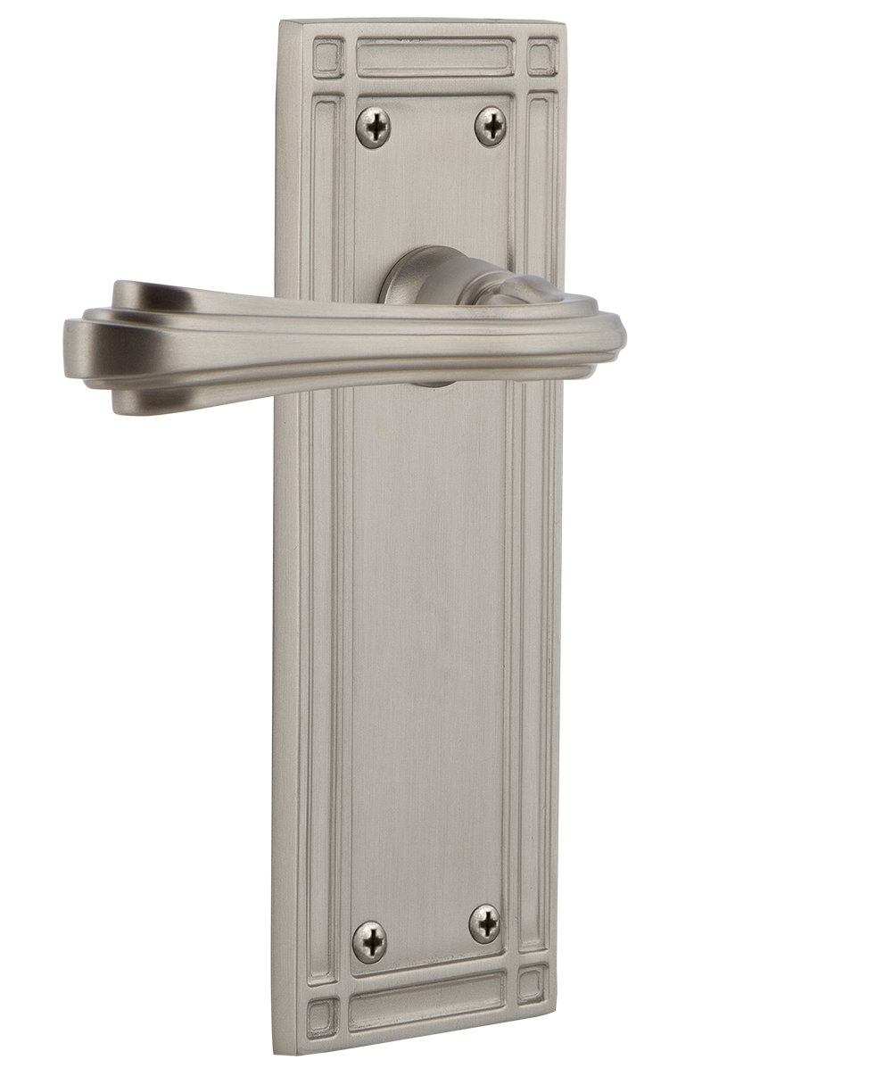 Nostalgic Warehouse Mission Plate Single Dummy with Fleur Lever | Wayfair