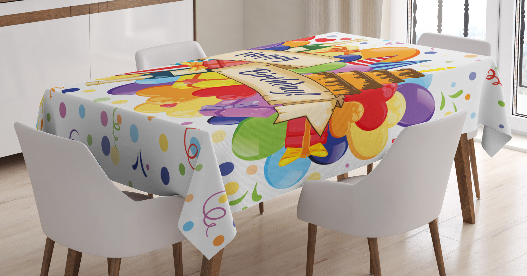 East Urban Home Birthday Tablecloth | Wayfair