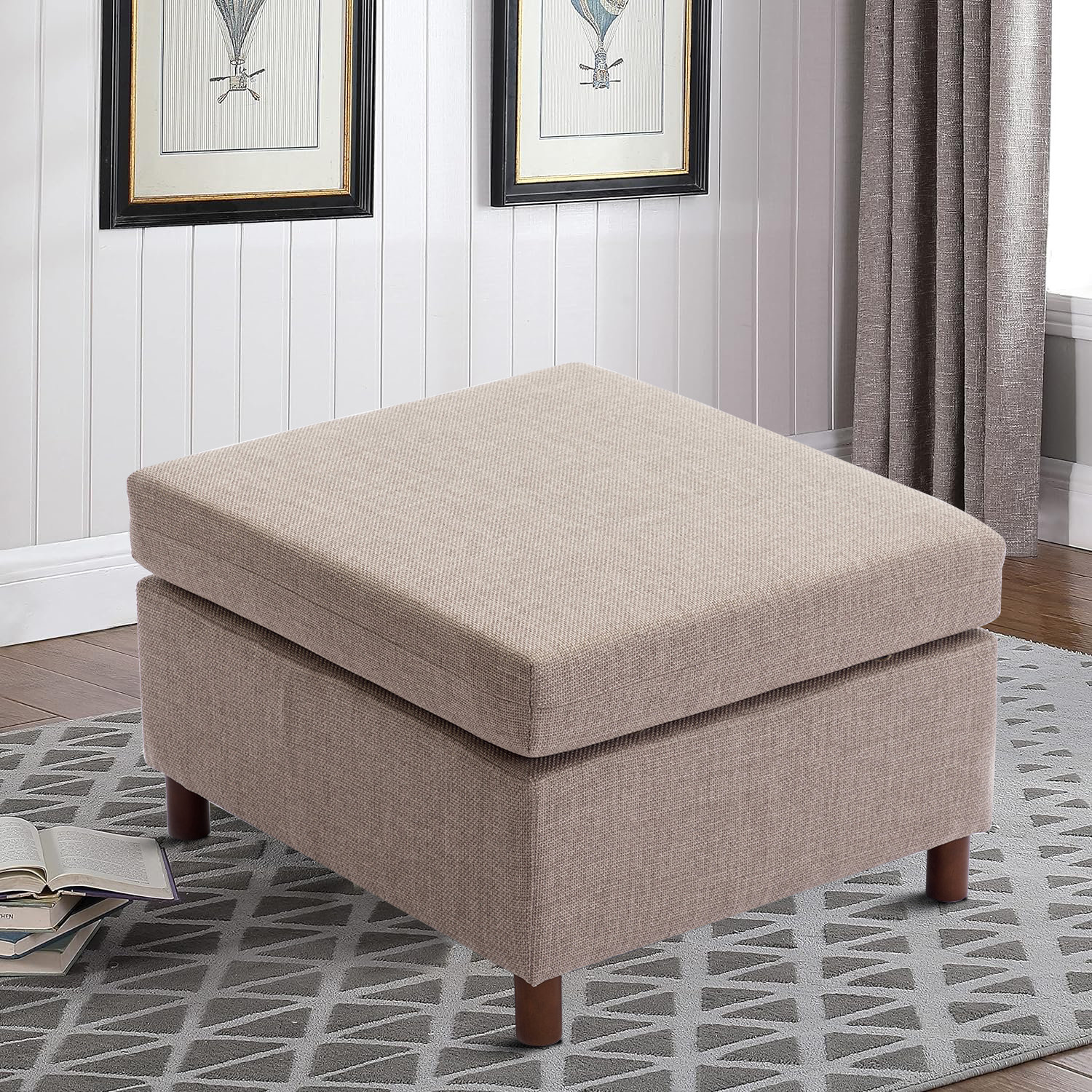 Latitude Run® Nasheena Classic design Single Movable ottoman with Non ...