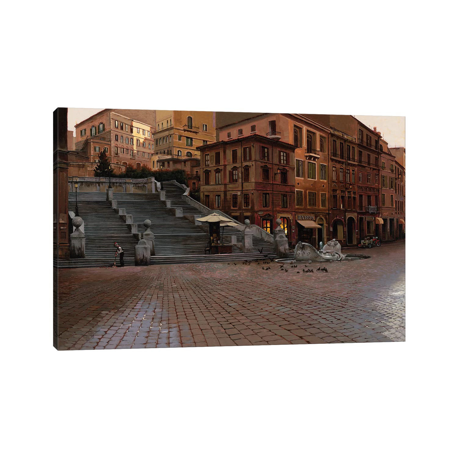 East Urban Home Spanish Steps by Maher Morcos - Wrapped Canvas ...