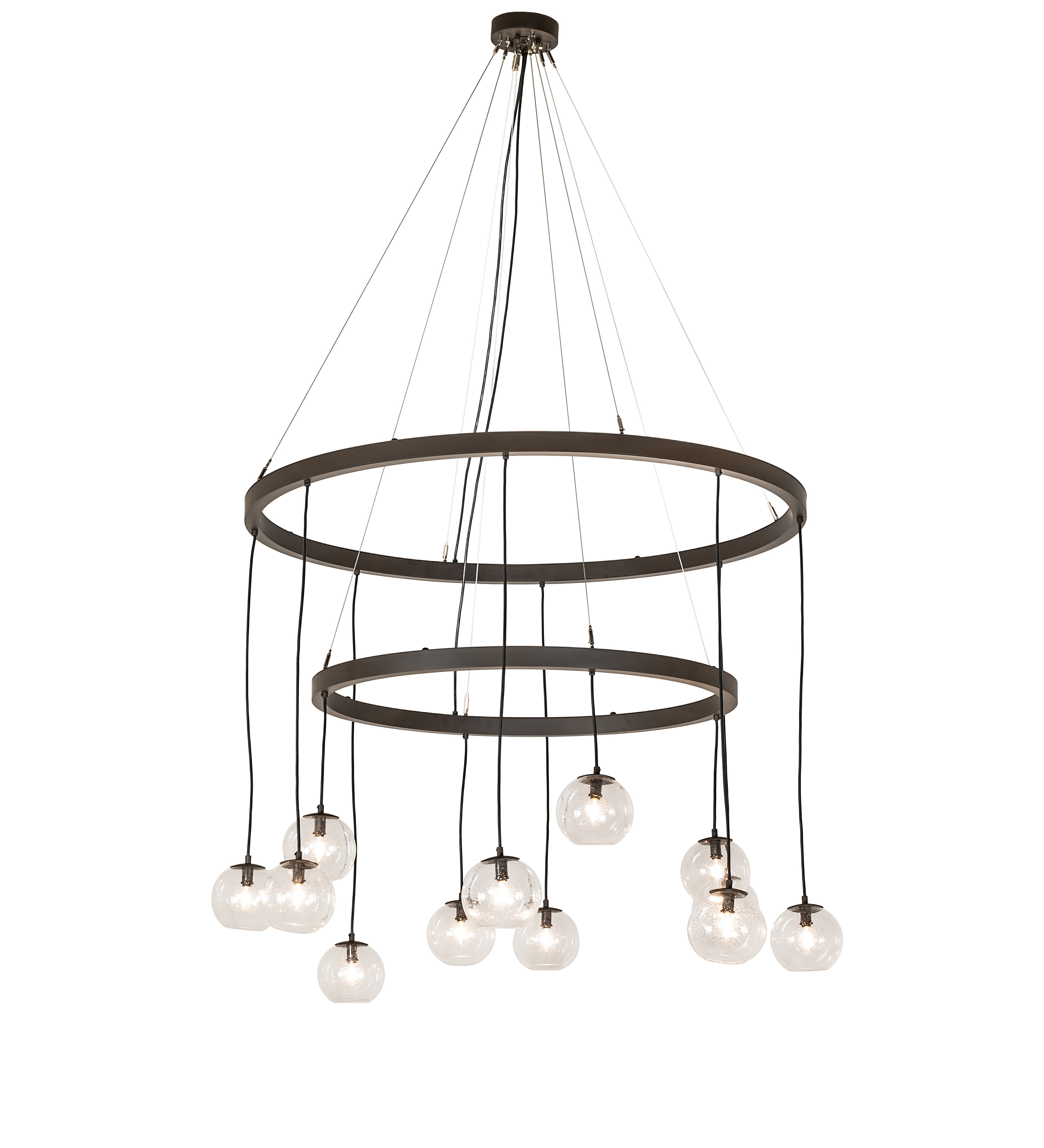 Hokku Designs Bola 12 Light 2 Tier Chandelier | Wayfair