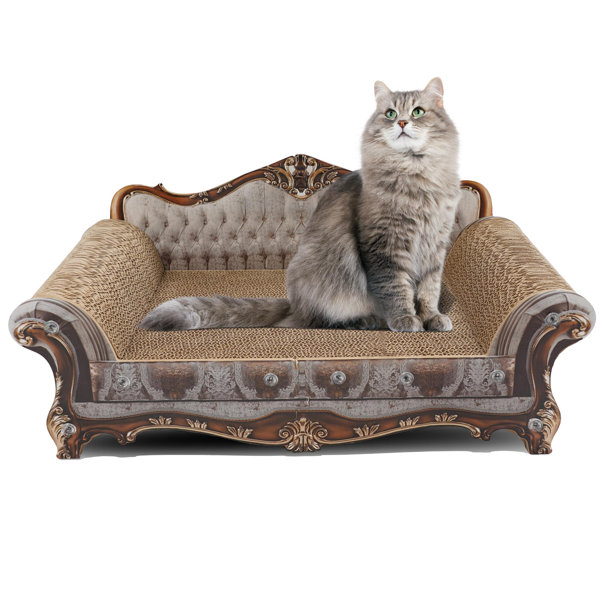 George Oliver Sofa Shaped Cat Scratching Couch,Thick Cat Scratching ...