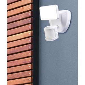 Globe Electric Company 2 - Head Hardwired Outdoor Security Flood Light ...