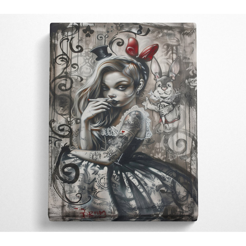 ClassicLiving Alice In Wonderland Illustration - No Frame Art Prints on ...