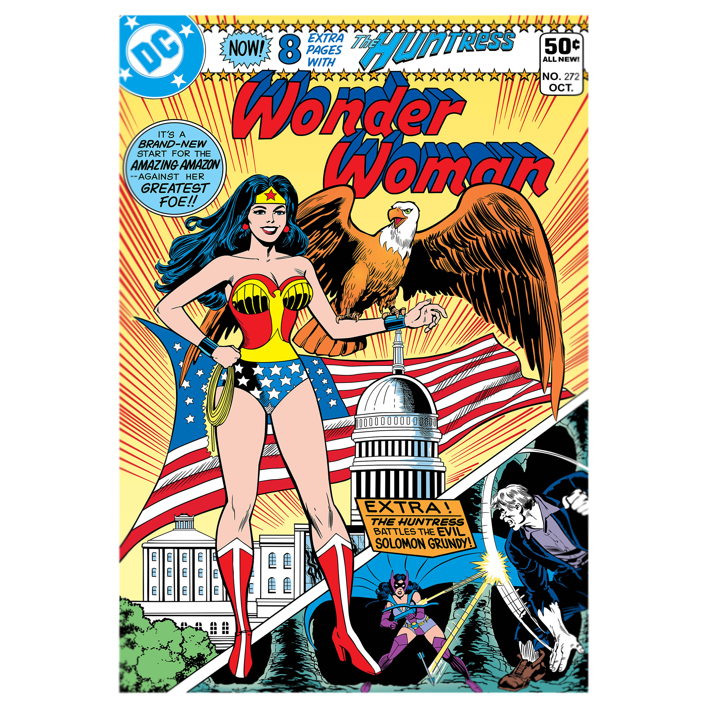 DC Comics Woman Comic Book Cover Multi-Color Digital Printed Non-Slip ...