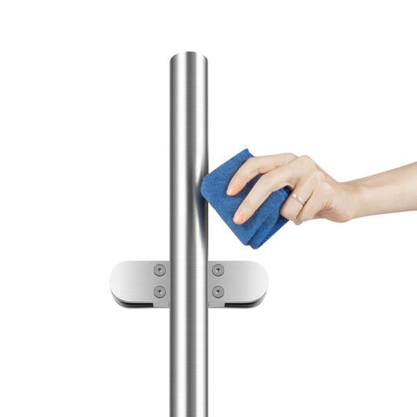 YYBSH 43.34" Stainless Steel Railing Post Pole (Middle Post) | Wayfair