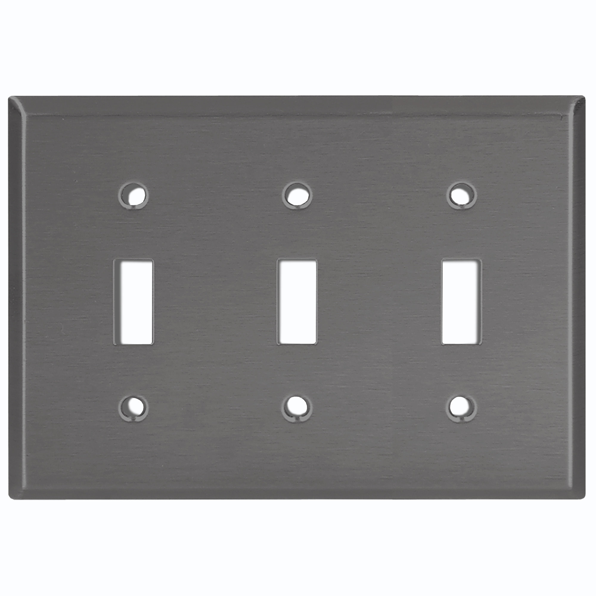 WorldAcc 3-Gang Toggle Light Switch Wall Plate | Wayfair