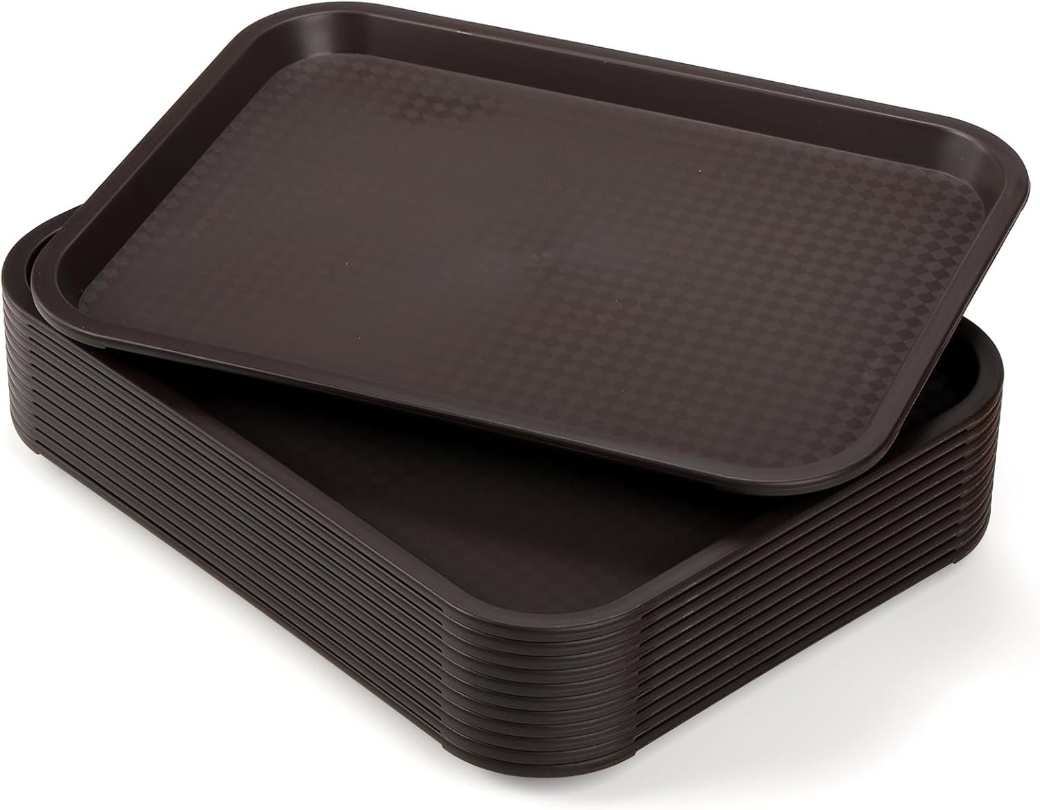 Latitude Run® 12 Pack Fast Food Tray, 13.8 X 10.5 Inch Plastic ...
