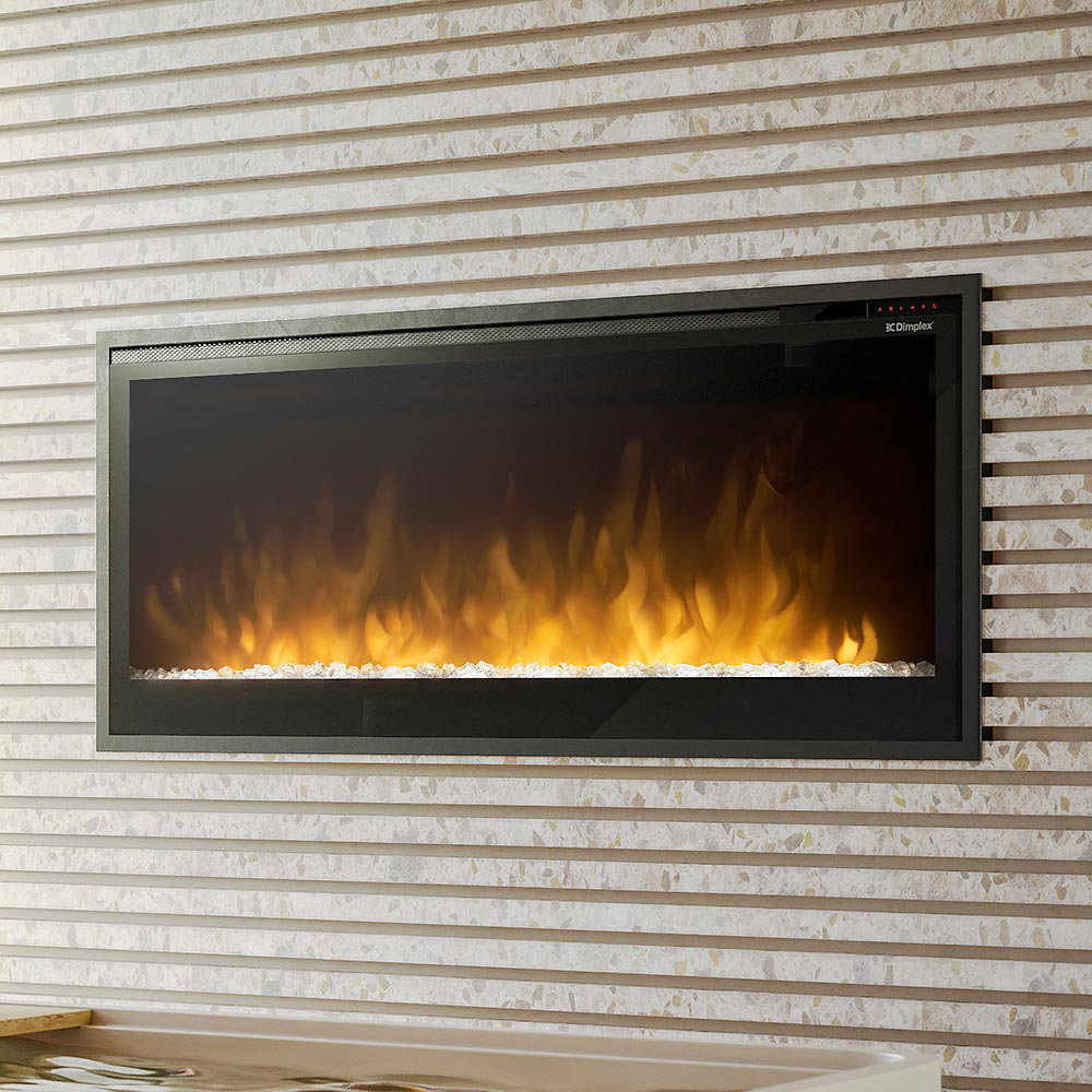 Dimplex Multi-Fire Slim Electric Fireplace - Integrated Smart Self ...