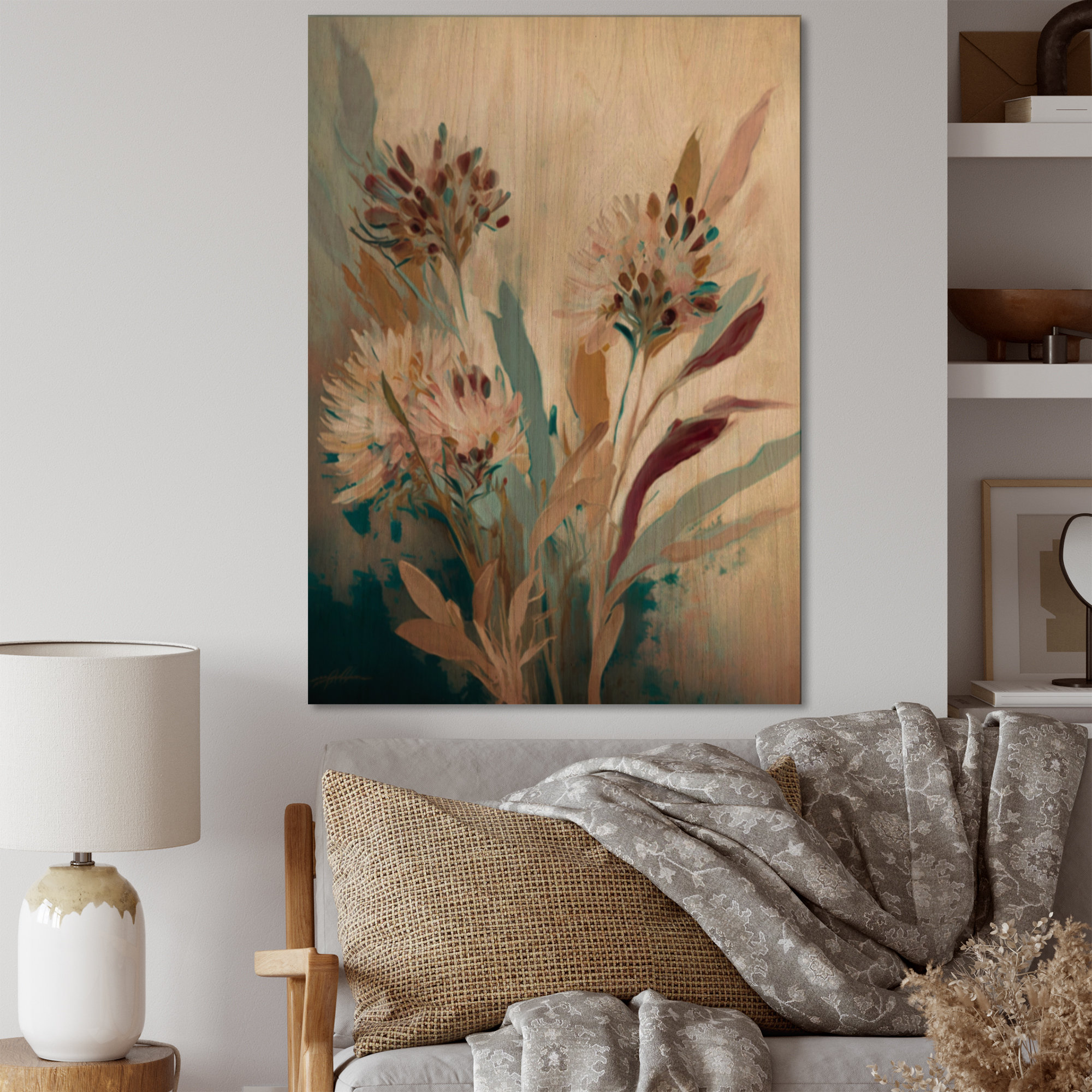 Red Barrel Studio Wild Flowers In Faded Vintage Colours VI - Print ...