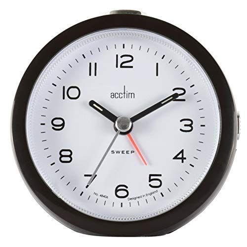 Acctim Analog Electric Alarm Tabletop Clock in Black | Wayfair.co.uk