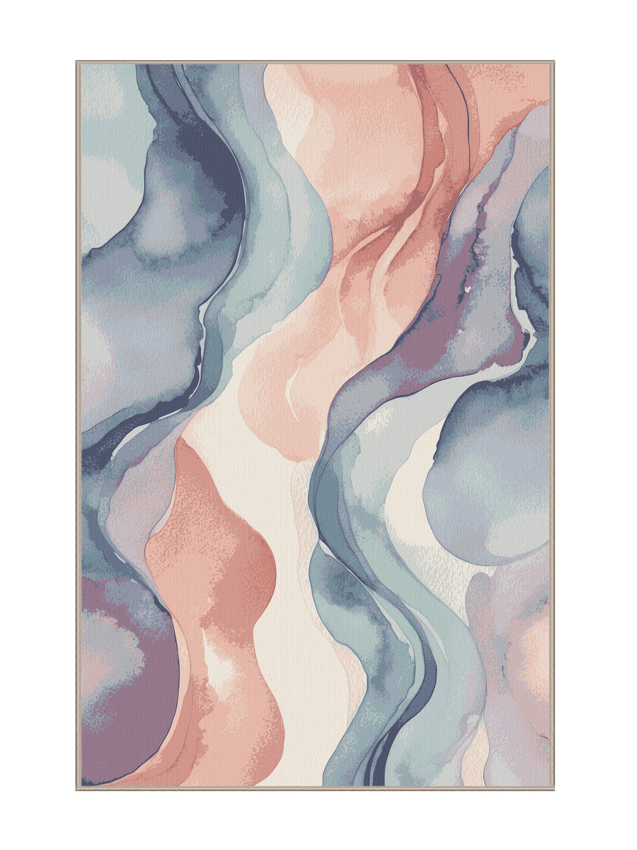 Wrought Studio™ Seafoam Dusk Rug | Wayfair