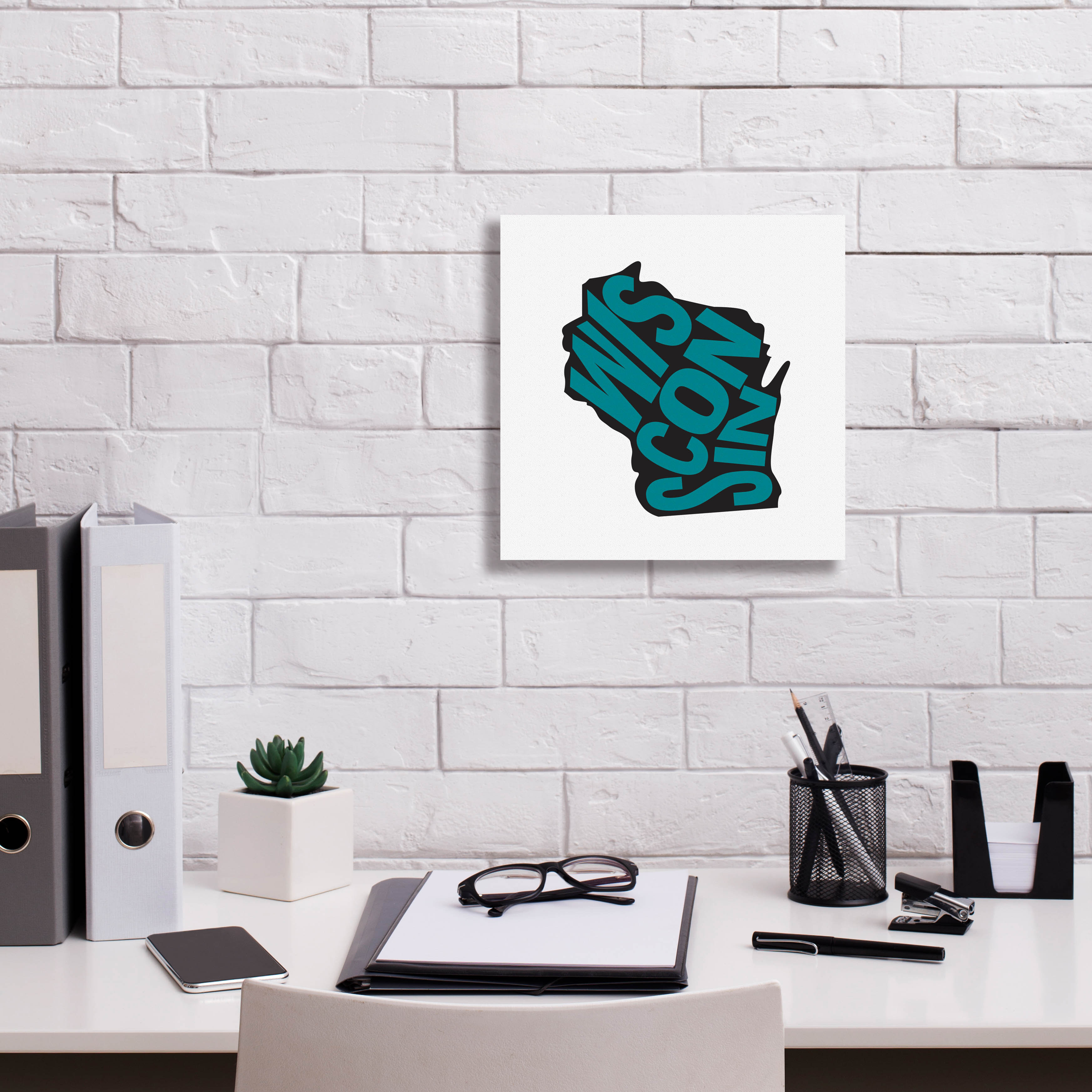 Ebern Designs 'Wisconsin 2' by Art Licensing Studio Canvas Wall Art ...