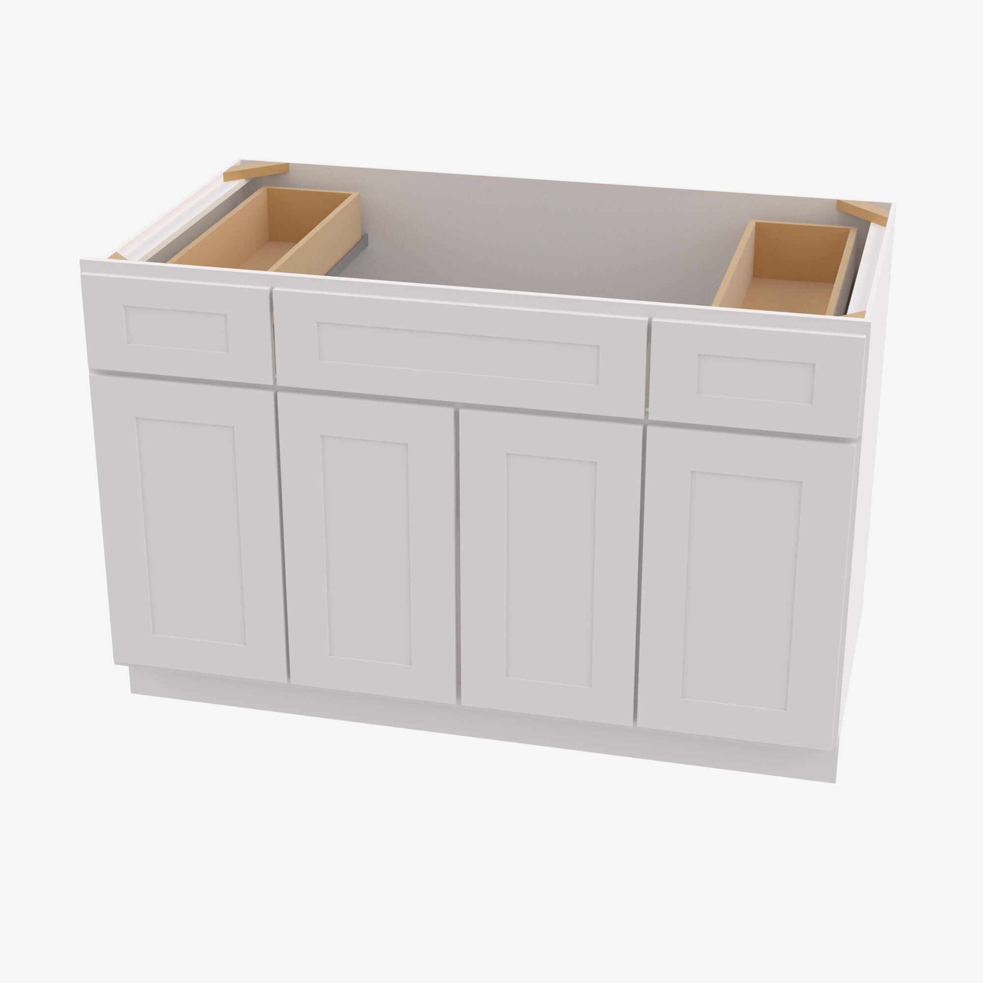 Forevermark AW-S4821B12D-34-1/2 Double Door 48 Inch Sink Base Combo ...