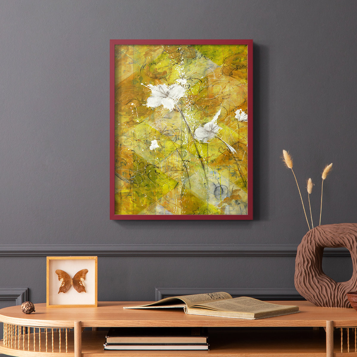 Winston Porter Beauty Amidst Chaos Framed Print - Solid Wood | Wayfair