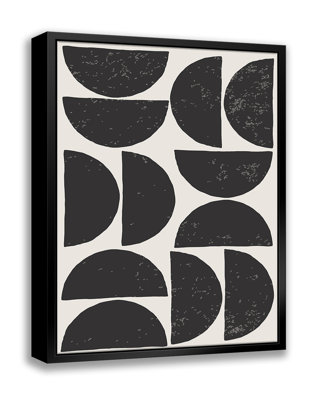 ATX Art Group LLC Minimal Circle - Floater Frame Print on Canvas | Wayfair