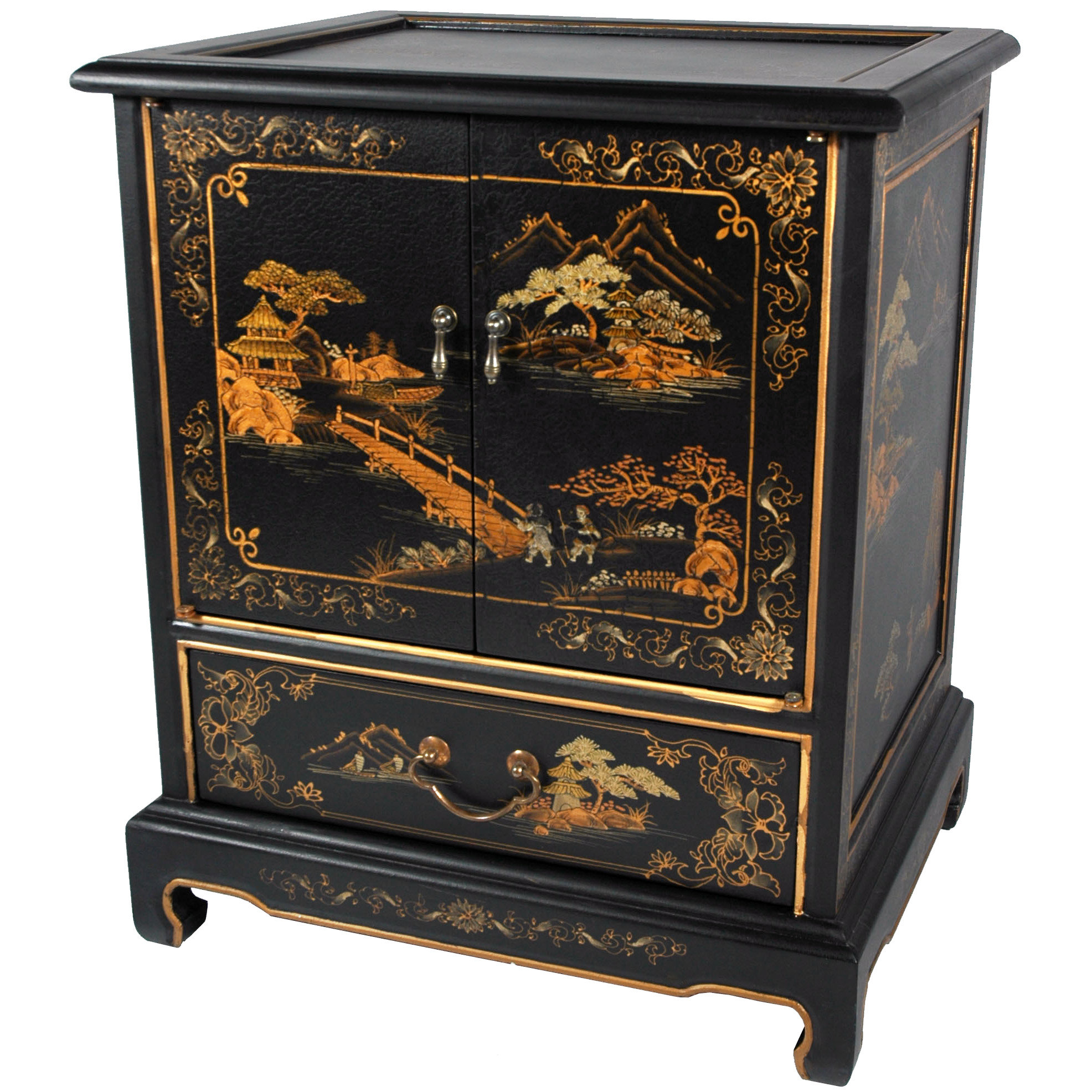 Bungalow Rose Table de bout avec rangement Diarmid et Commentaires ...