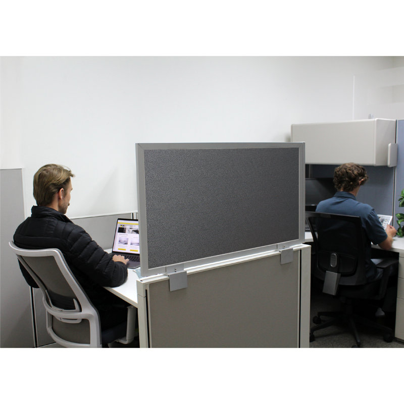 OBEX Acoustical Cubicle Mounted Privacy Panel with Small Bracket | Wayfair