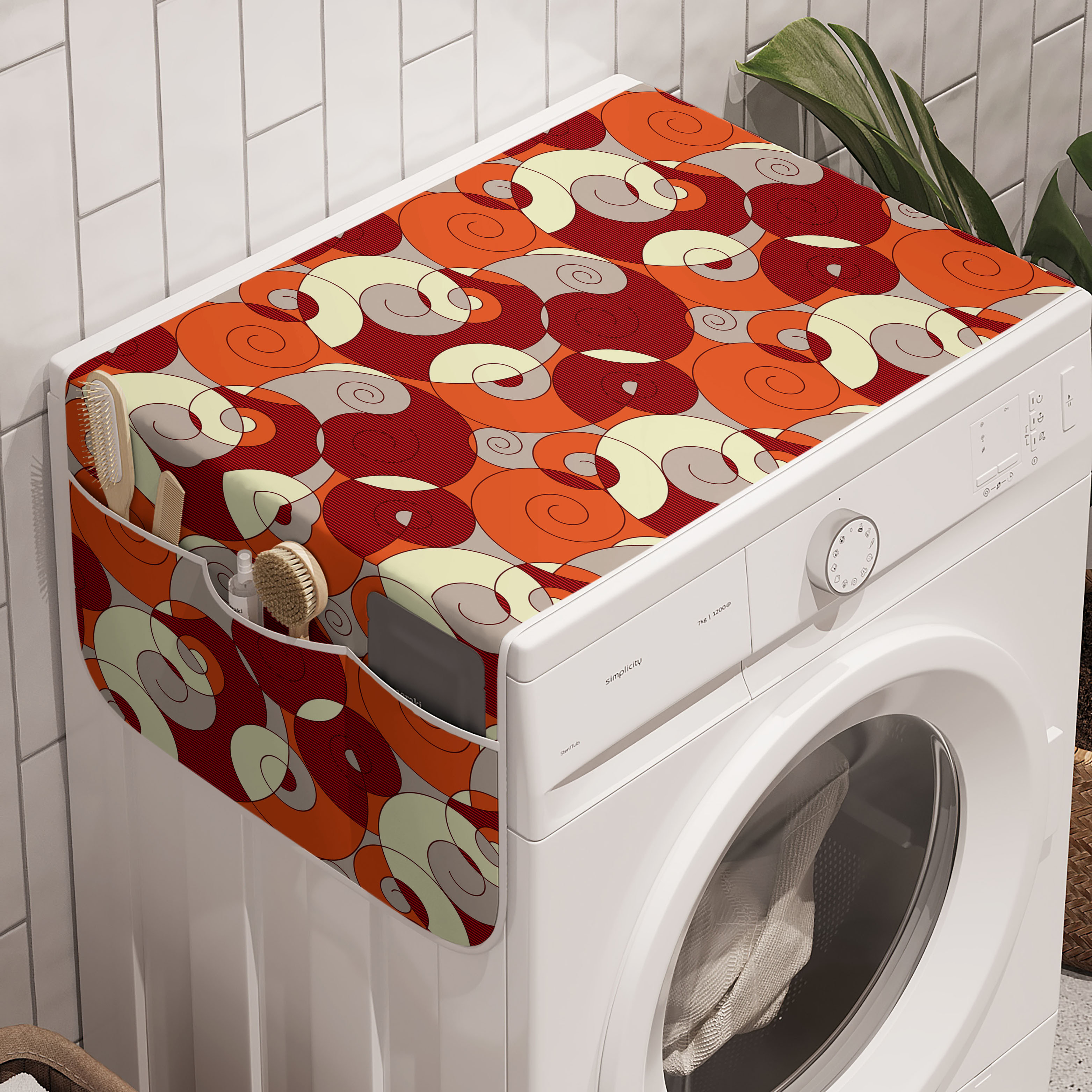 East Urban Home Modern Washing Machine Organizer Pack of 2 47" x 18.5 ...