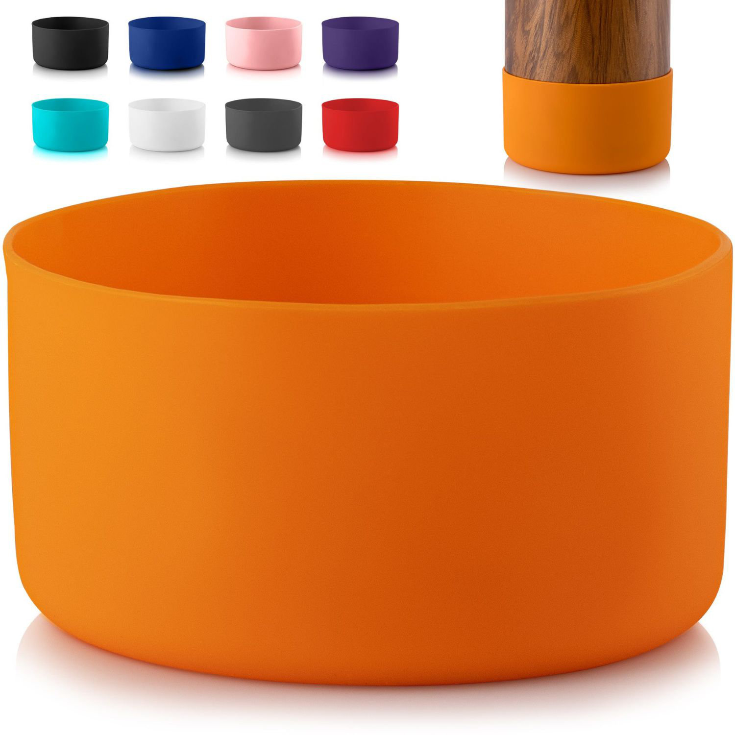 Zulay Kitchen Silicone Protector Boots For Wide And Narrow Mouth Water ...