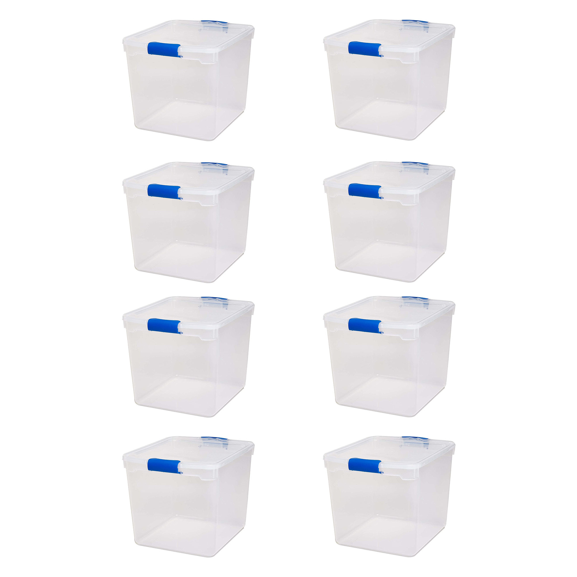 Homz Heavy Duty 31 qt. Plastic Storage Tote Set "& Reviews" | Wayfair