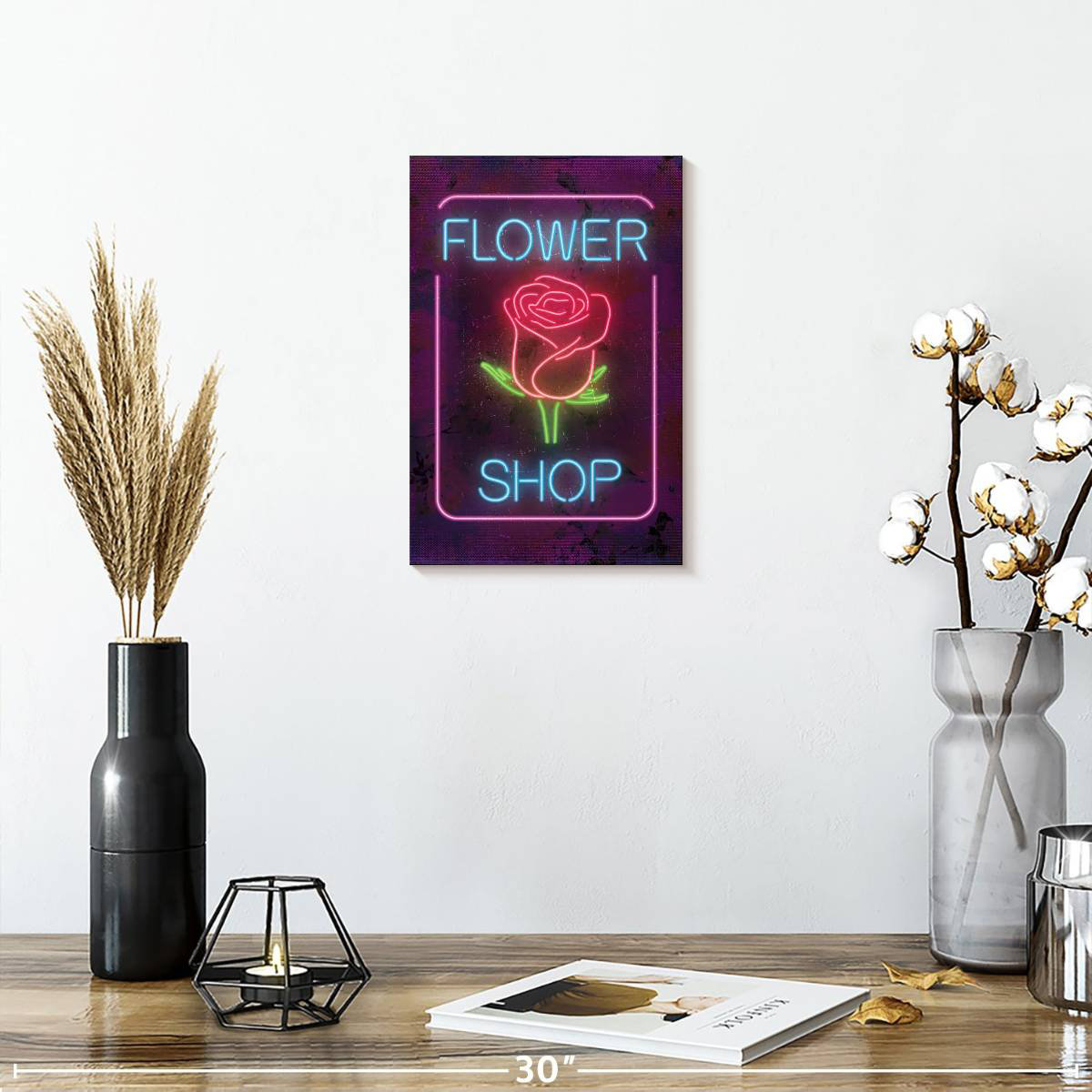 Trinx Kema Rose Flower Wall Sign | Wayfair
