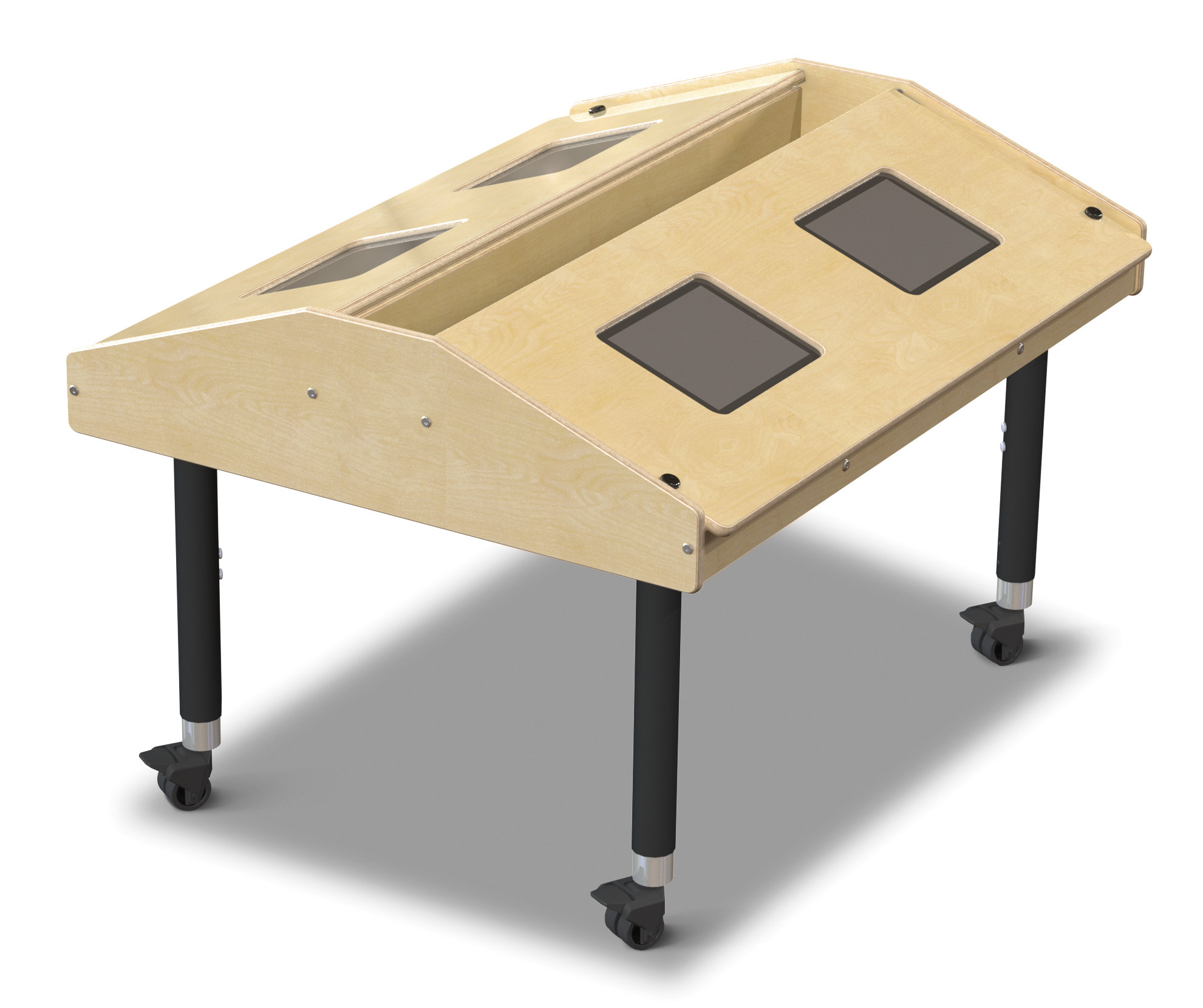 Jonti-Craft® Quad Tablet Table - Stationary | Wayfair