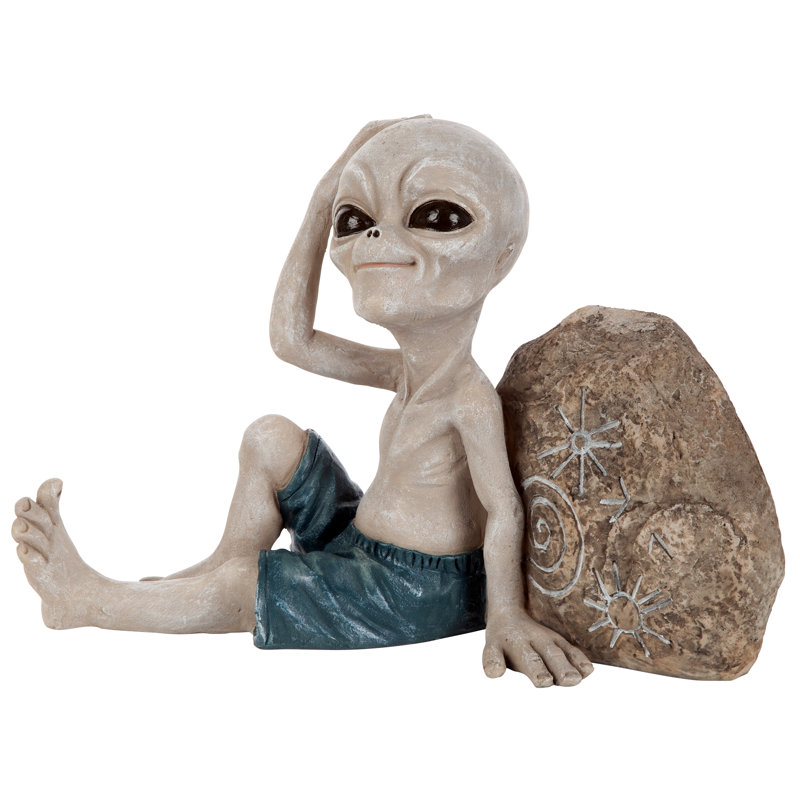 Design Toscano Out-of-this-World Alien Surfer Dude Statue & Reviews ...