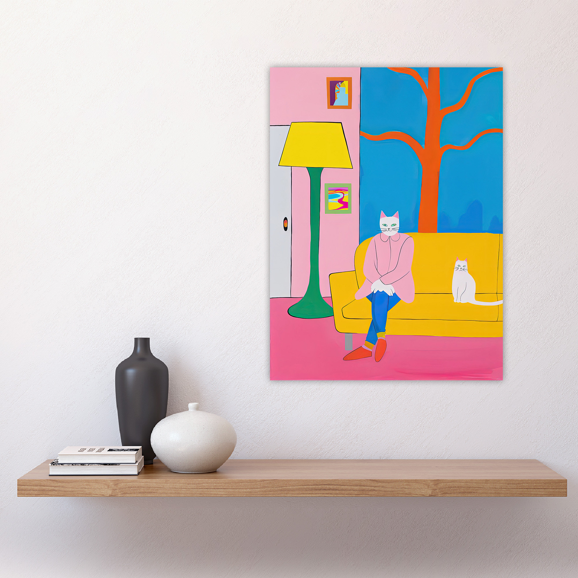 Happy Larry No Frame Print | Wayfair.co.uk