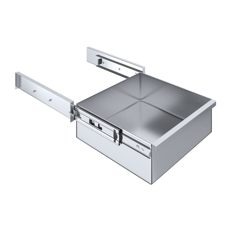 Amgood 15 in. x 14 in. x 5 in. Stainless Steel Table Drawer | Wayfair