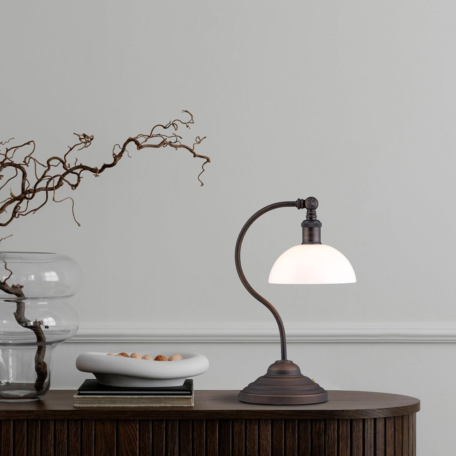 Trent Austin Design® Bankers - Cordless LED Table Lamp, Battery ...