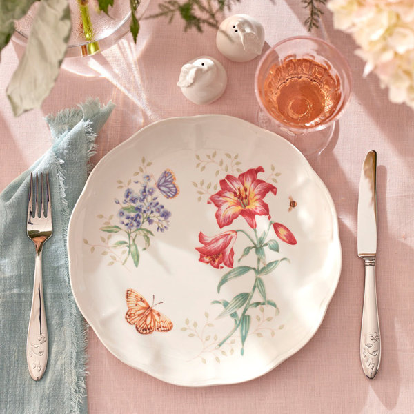 Lenox Butterfly Meadow 18 Piece Dinnerware Set, Service for 6 & Reviews ...